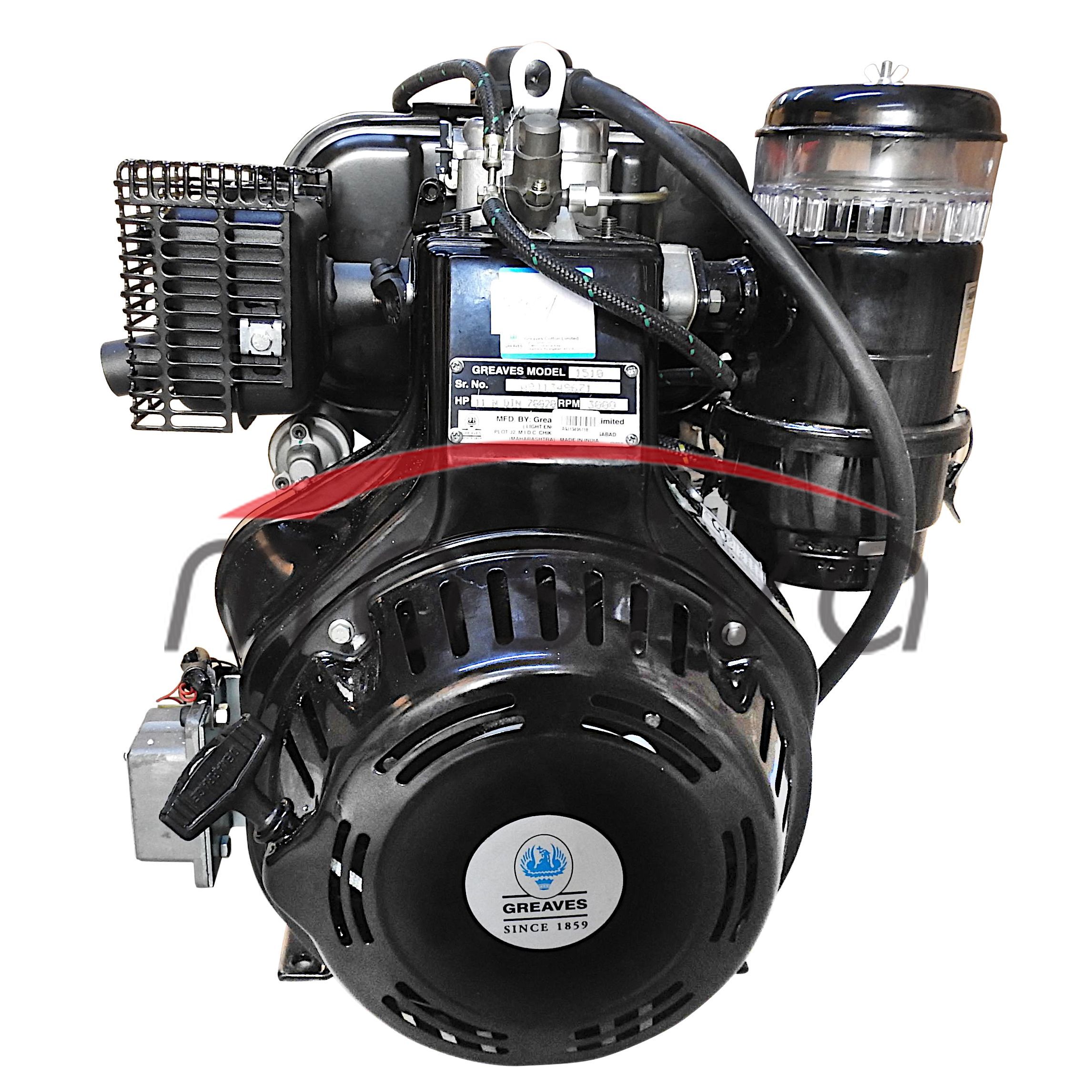 MOTOR 3LD-510 INDUSTRISKI ELEKTRO+POVRATNI RUČNI START 12 Hp IND. | Masiva