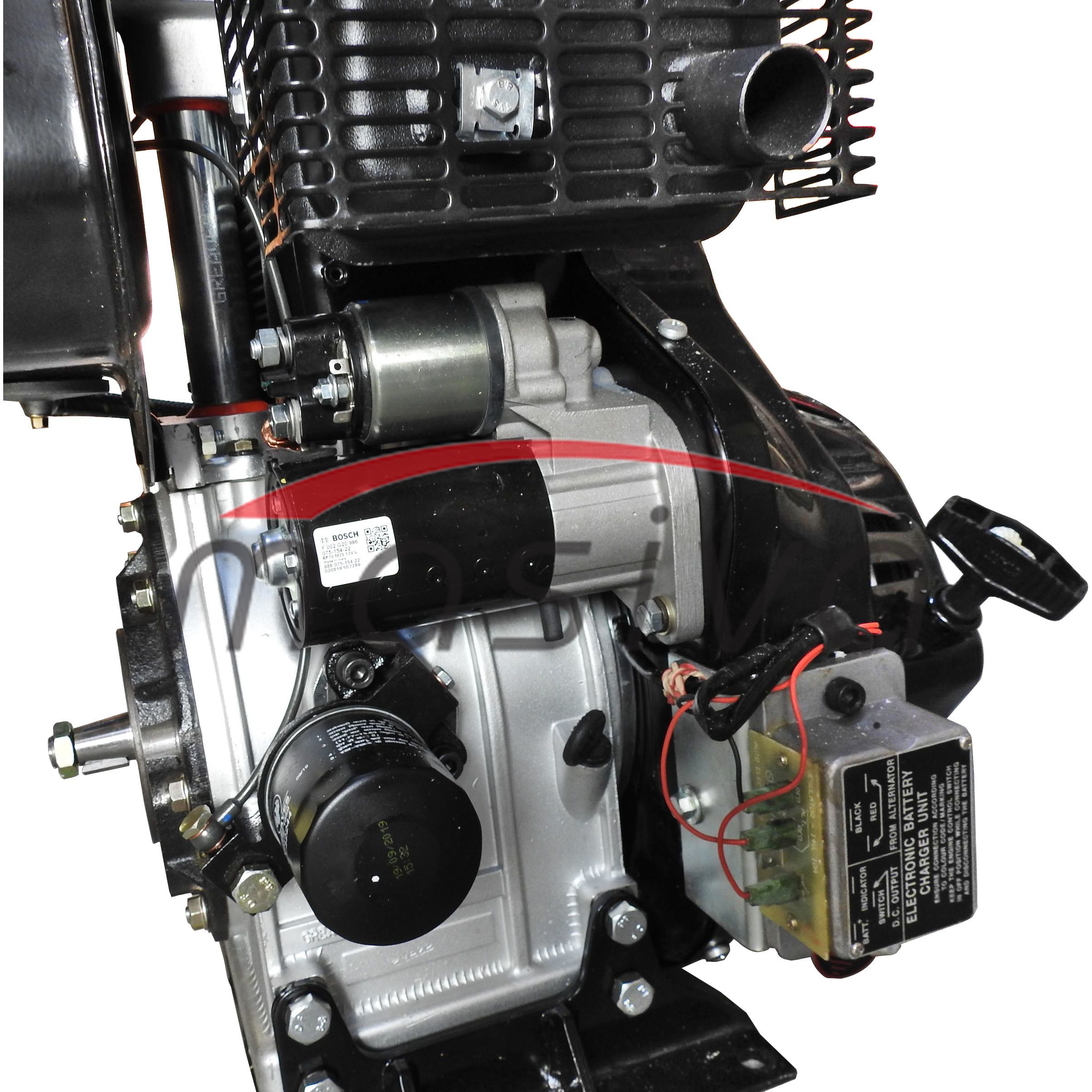 MOTOR 3LD-510 INDUSTRISKI ELEKTRO+POVRATNI RUČNI START 12 Hp IND. | Masiva