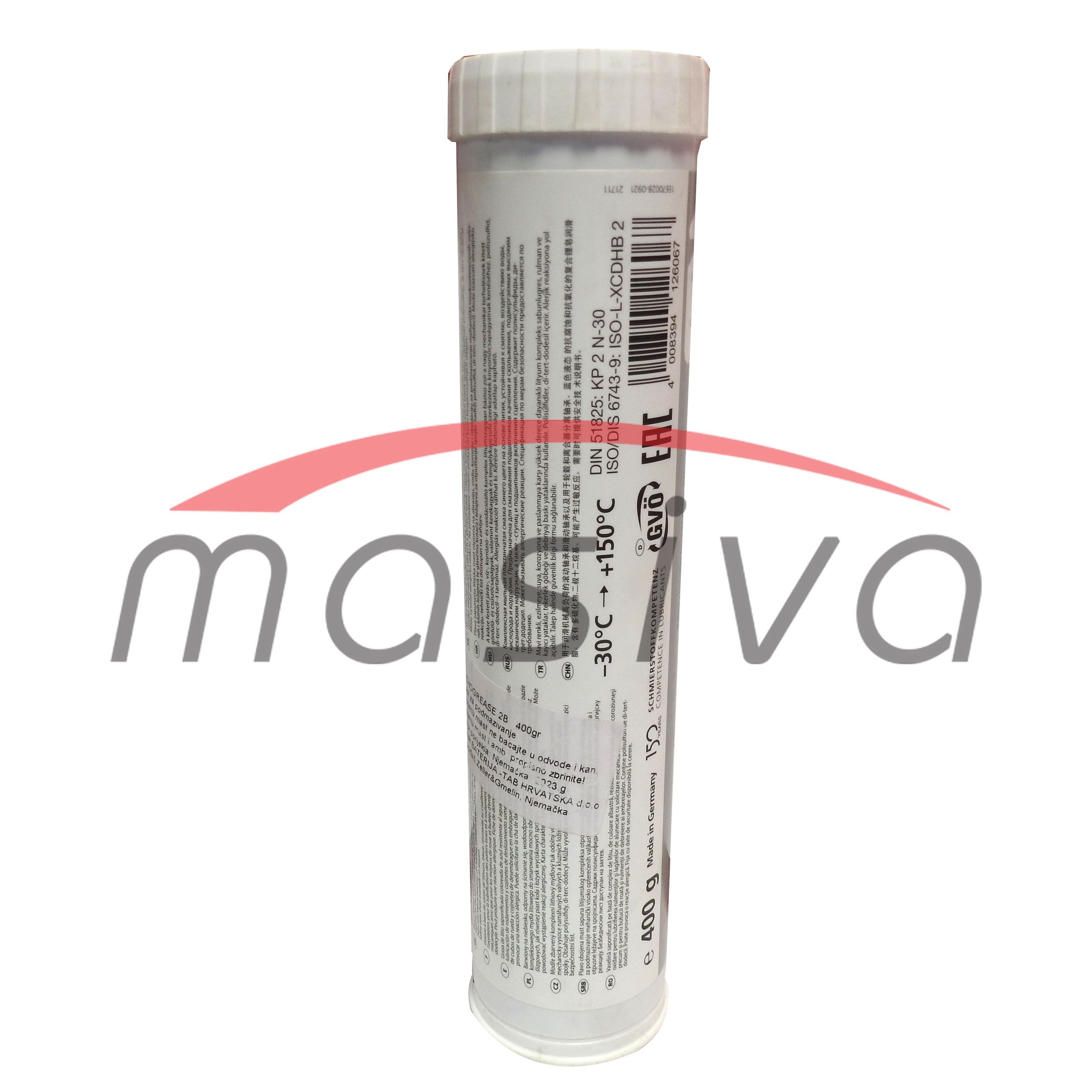 DIVINOL MAST U TUBI LIHOGREASE 2B 400G | Masiva