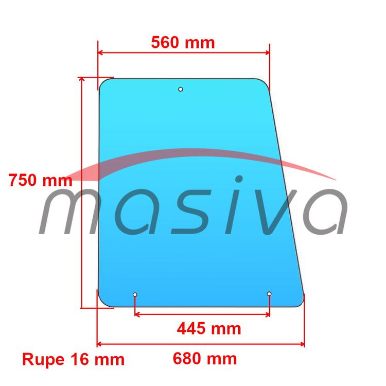 STAKLO BOČNO IMT 560 ORAŠJE S RUPAMA | Masiva