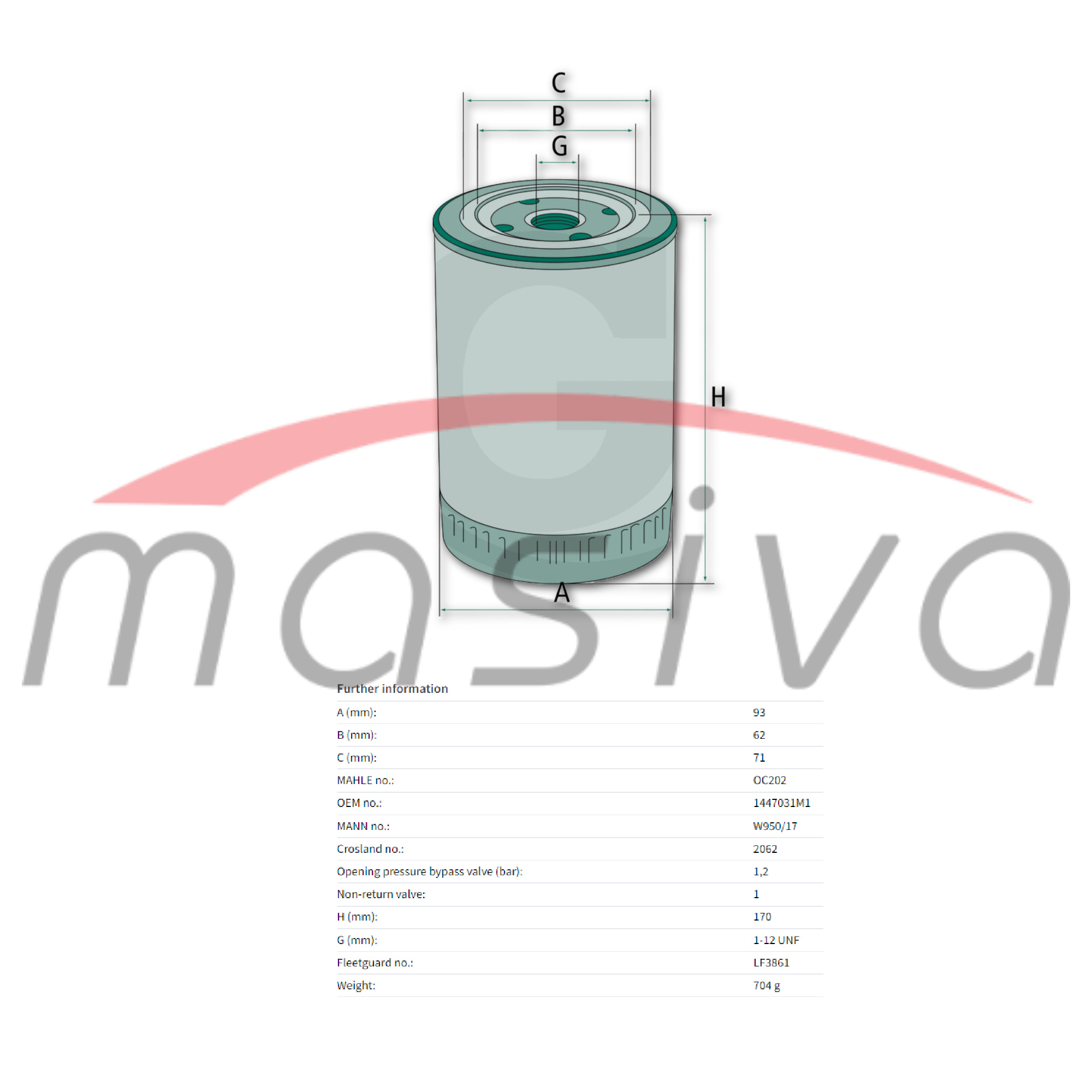 FILTER ULJA NEW HOLLAND, FORD,FIAT | Masiva